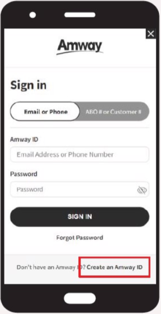 How to create Amway ID – Amway MSB