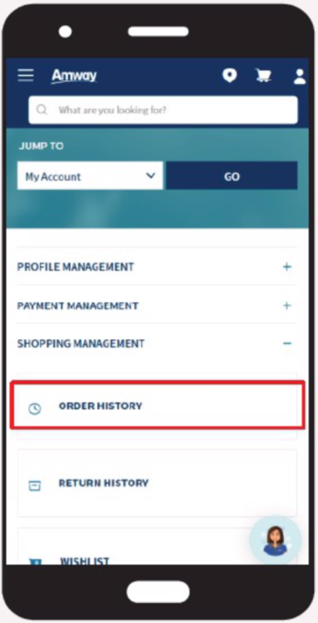 How to check EPP order status – Amway MSB