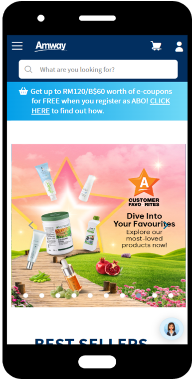 How to check product availability at Amway shop – Amway MSB