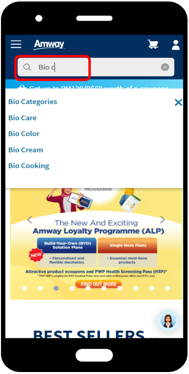How to check product availability at Amway shop – Amway MSB