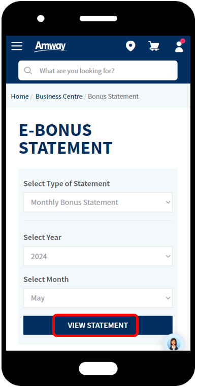 How to view Bonus statement – Amway MSB
