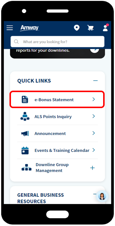 How to view Bonus statement – Amway MSB
