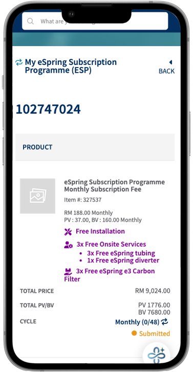 How to Subscribe to eSpring Subscription Programme (ESP) – Amway MSB